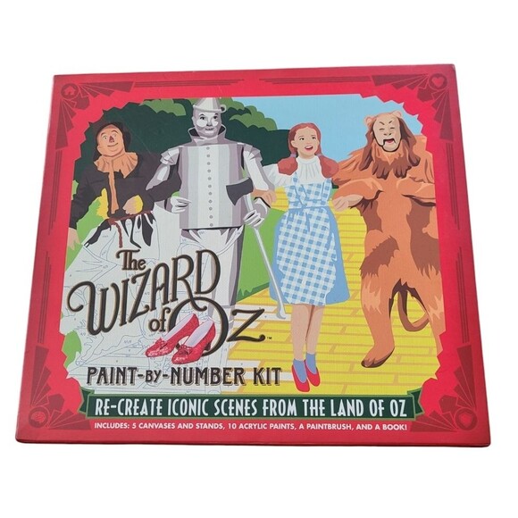 Other | Wizard Of Oz Paintbynumber Kit Collectible Kids And Adults ...